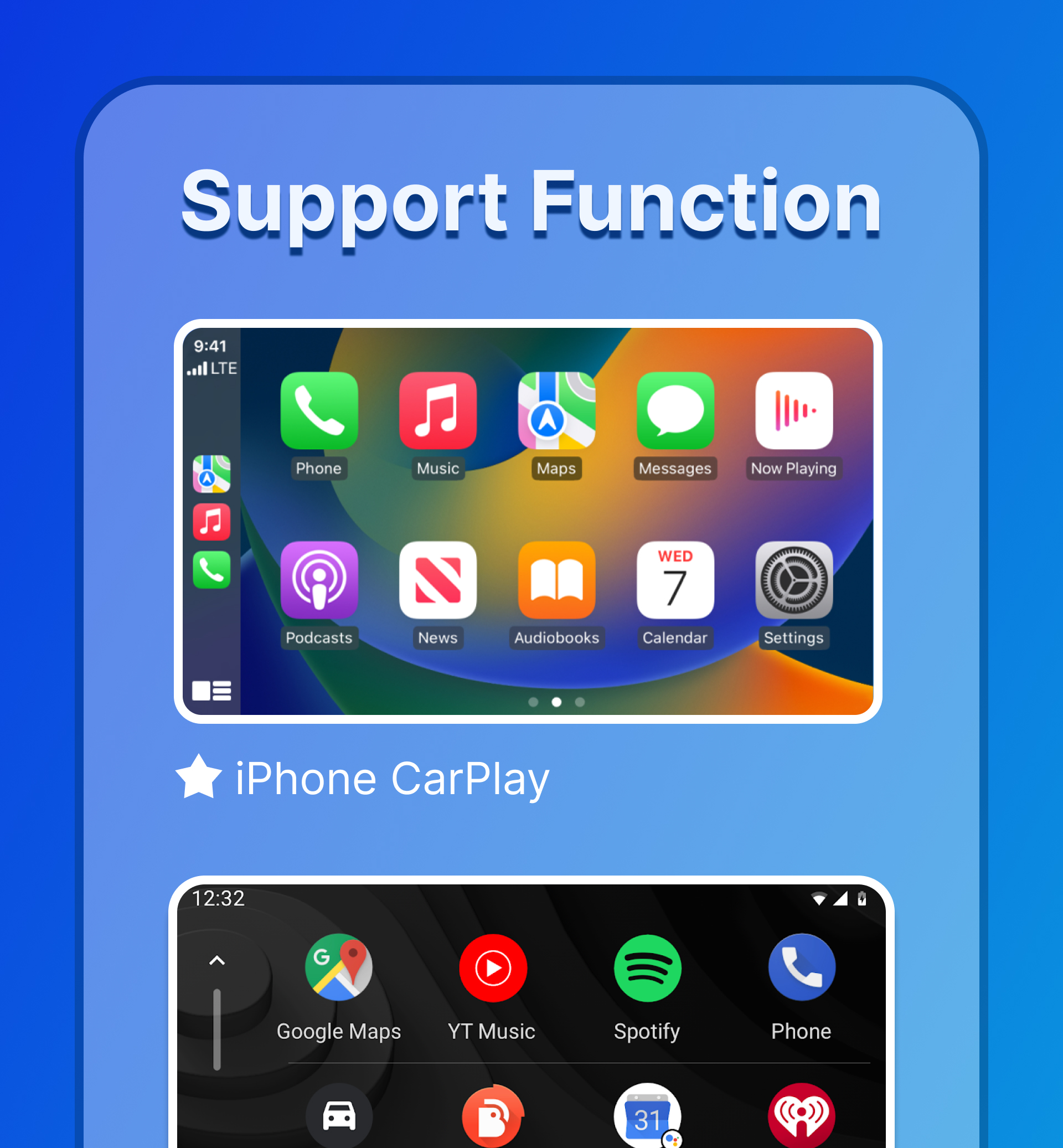 【zLink Activate Code】Support Carplay Android Auto Airplay Phone Mirroring